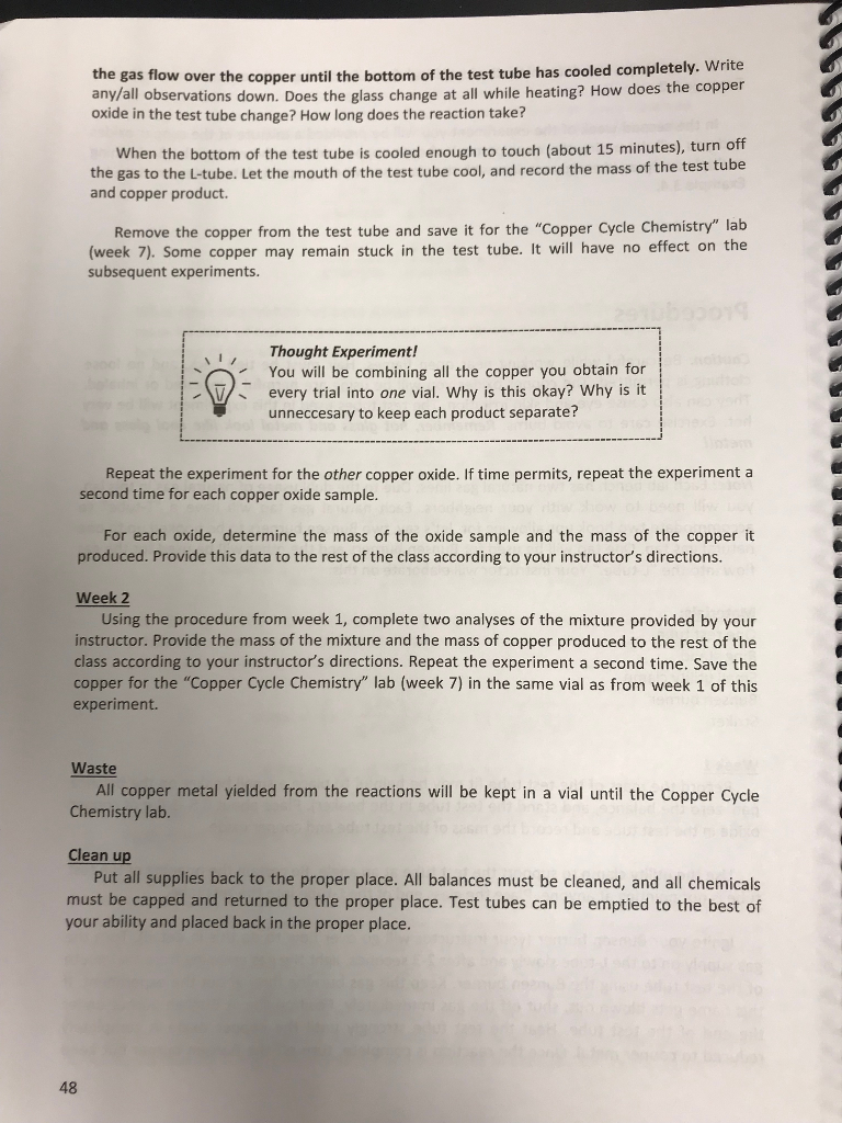 Solved Example 3.2. In the second week of the experiment you | Chegg.com