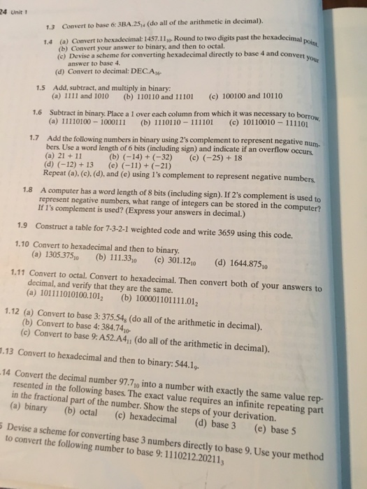 Solved Convert to base 6:3BA, 25_14(do all of the arithmetic | Chegg.com
