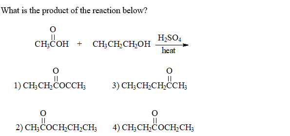 Solved What is the product of the reaction below? H2SO4 heat | Chegg.com