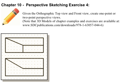 Solved Given the Orthographic Top view and Front view, | Chegg.com