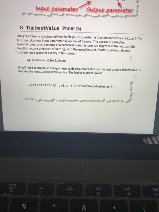 Using the Camera structure defined in file p1.cpp, | Chegg.com