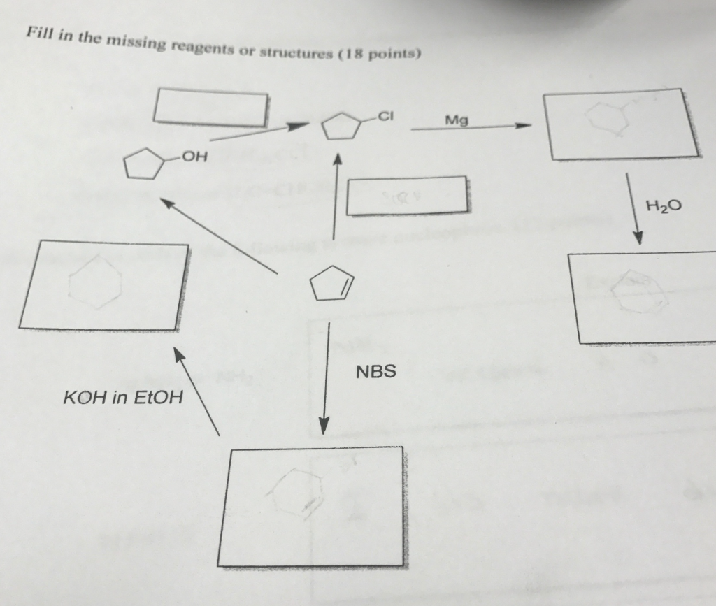 Solved Fill in the missing reagents or structures | Chegg.com Solved Fill in the missing reagents or structures | Chegg.com
