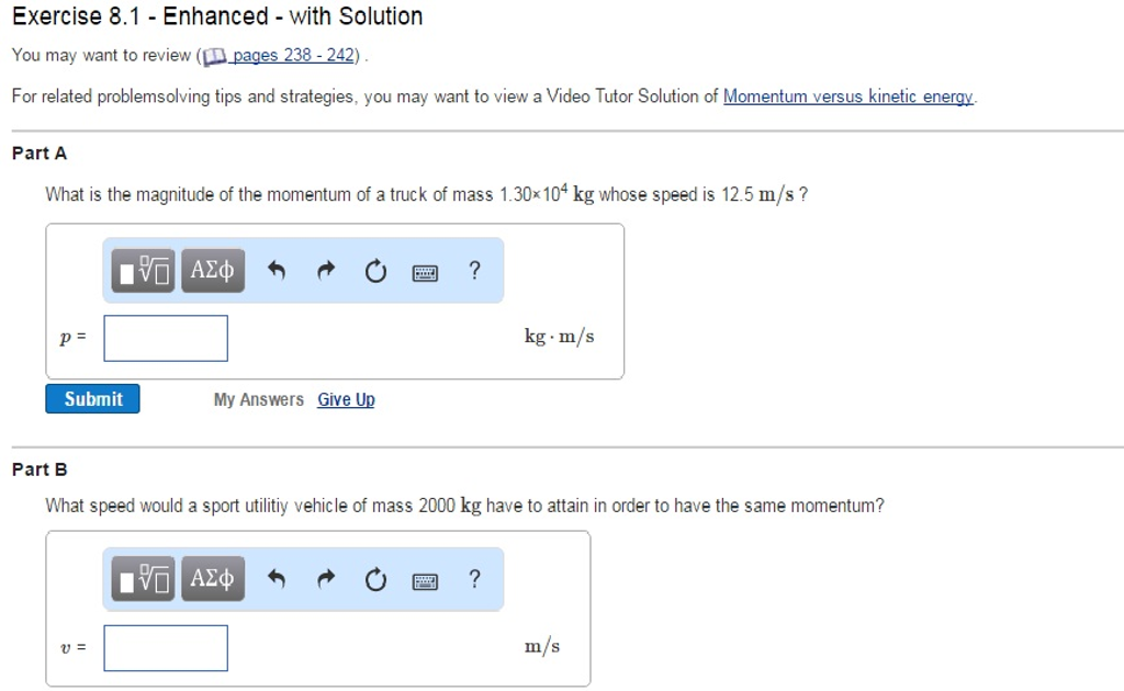 Solved Exercise 8.1 - Enhanced - with Solution You may want | Chegg.com