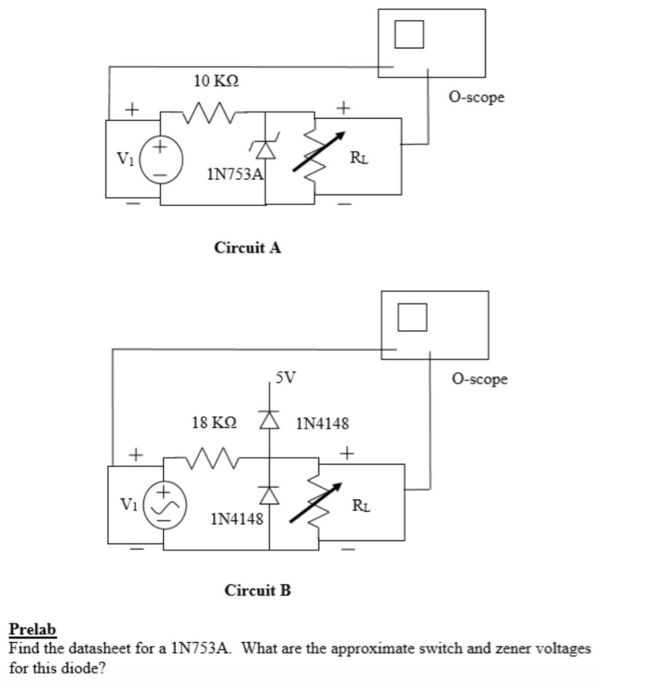 Solved Find the datasheet for a 1N753A. What are the | Chegg.com