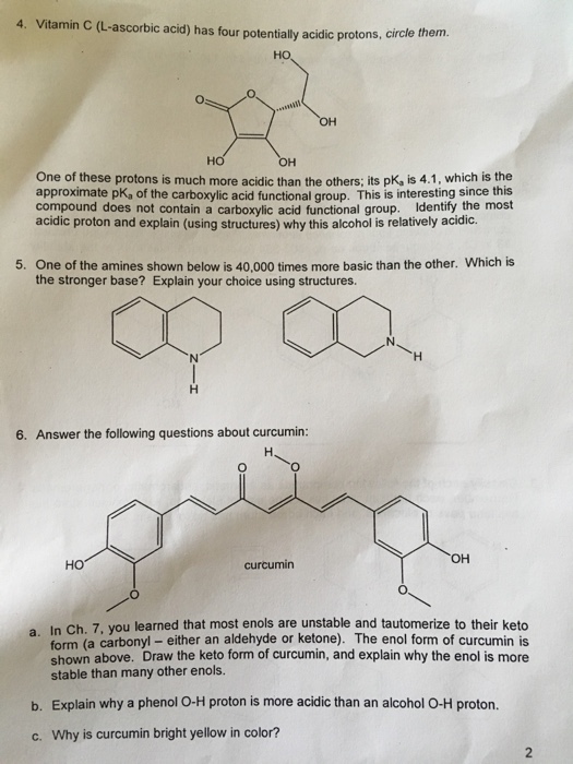 Solved Vitamin C (L-ascorbic acid) has four potentially | Chegg.com