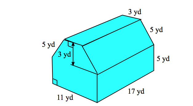 Solved 5 yd 3 yd 11 yd 3 yd 5 yd 5 yd 17 yd | Chegg.com