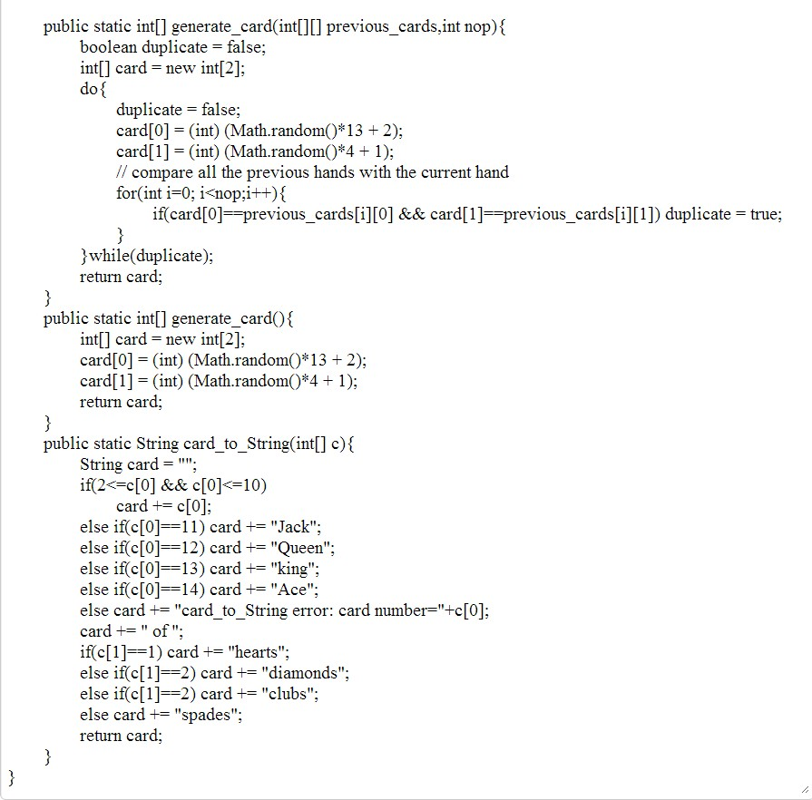 Implement a simplified Baccarat game with betting | Chegg.com