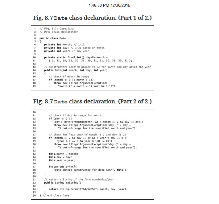 Solved 1:43:10 PM 12/30/2015 Fig. 10.4 Employee abstract | Chegg.com