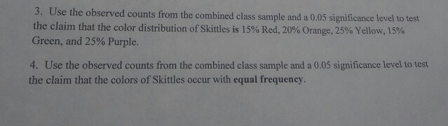Solved Observed Expected Expcted Observed Expected Values In | Chegg.com
