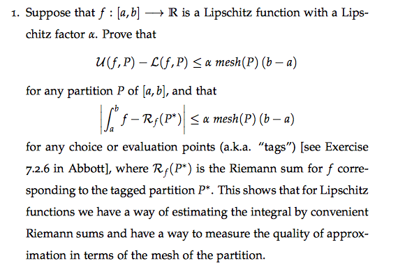 Solved Suppose that f: [a, b] rightarrow R is a Lipschitz | Chegg.com