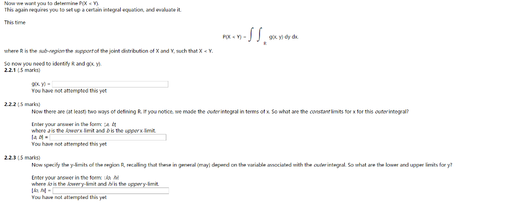 Solved The random variables X and Y have the joint PDF for | Chegg.com