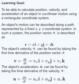 Solved Learning Goal: To be able to calculate position, | Chegg.com