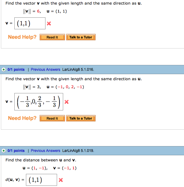 Solved Find the vector v with the given length and the same | Chegg.com