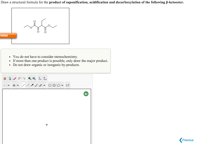 Solved Draw a structural formula for the product of | Chegg.com