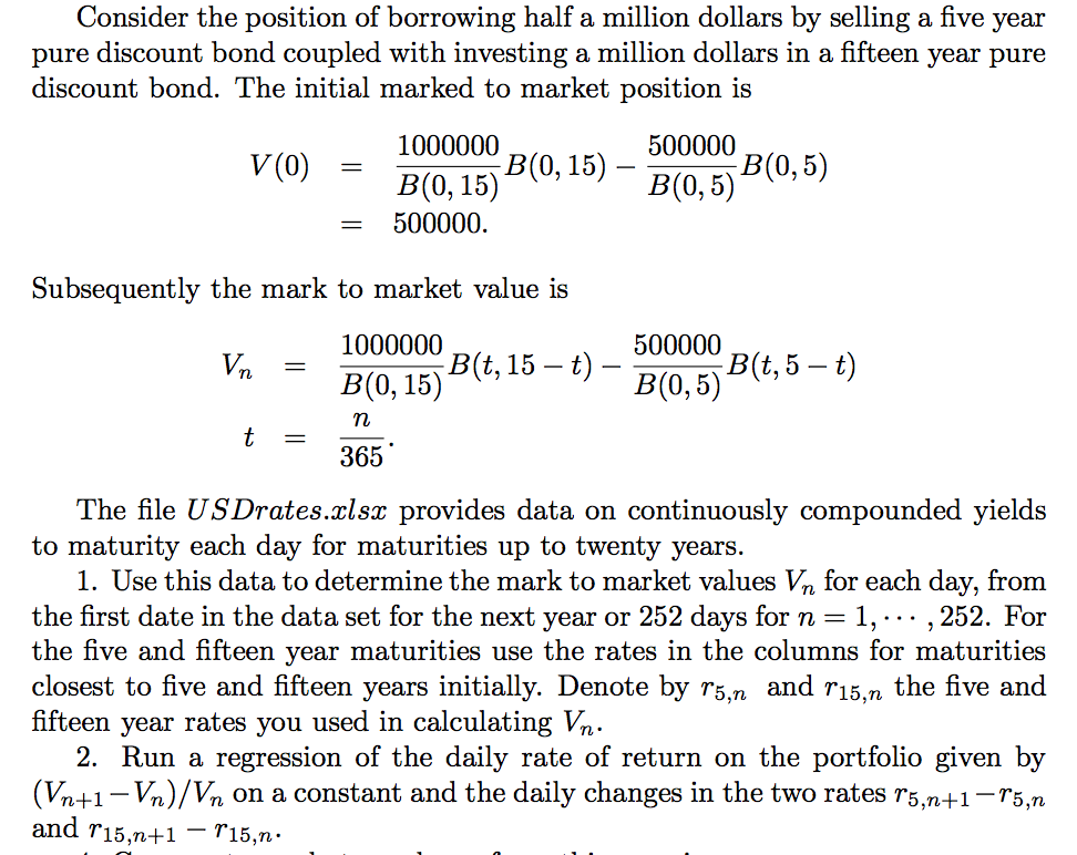 Consider the position of borrowing half a million | Chegg.com