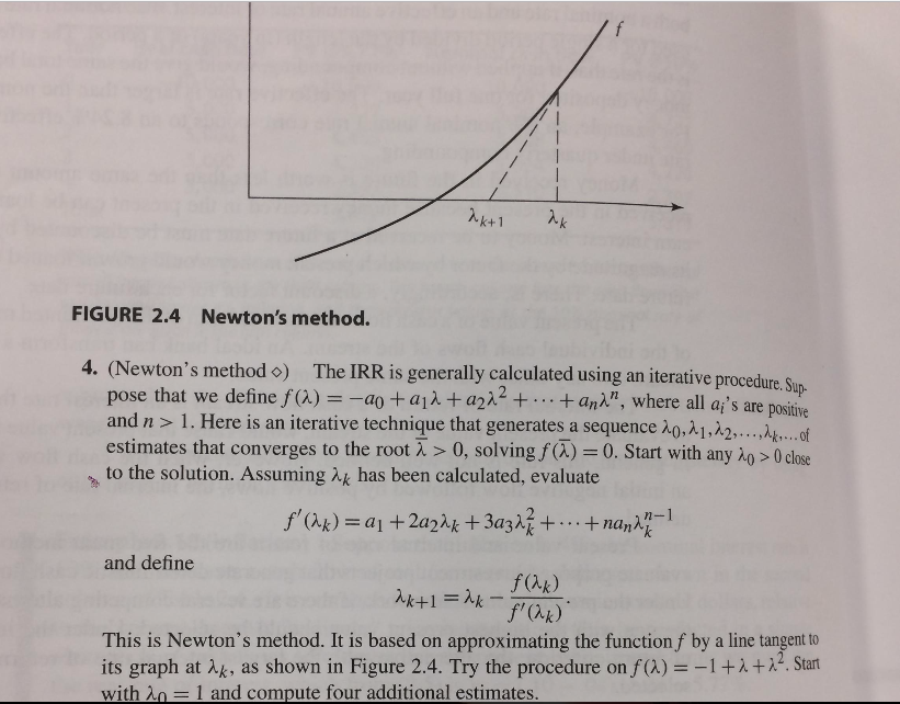 Solved The IRR is generally calculated using an iterative | Chegg.com