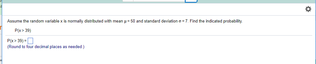 Solved Assume The Random Variable X Is Normally Distributed 9824