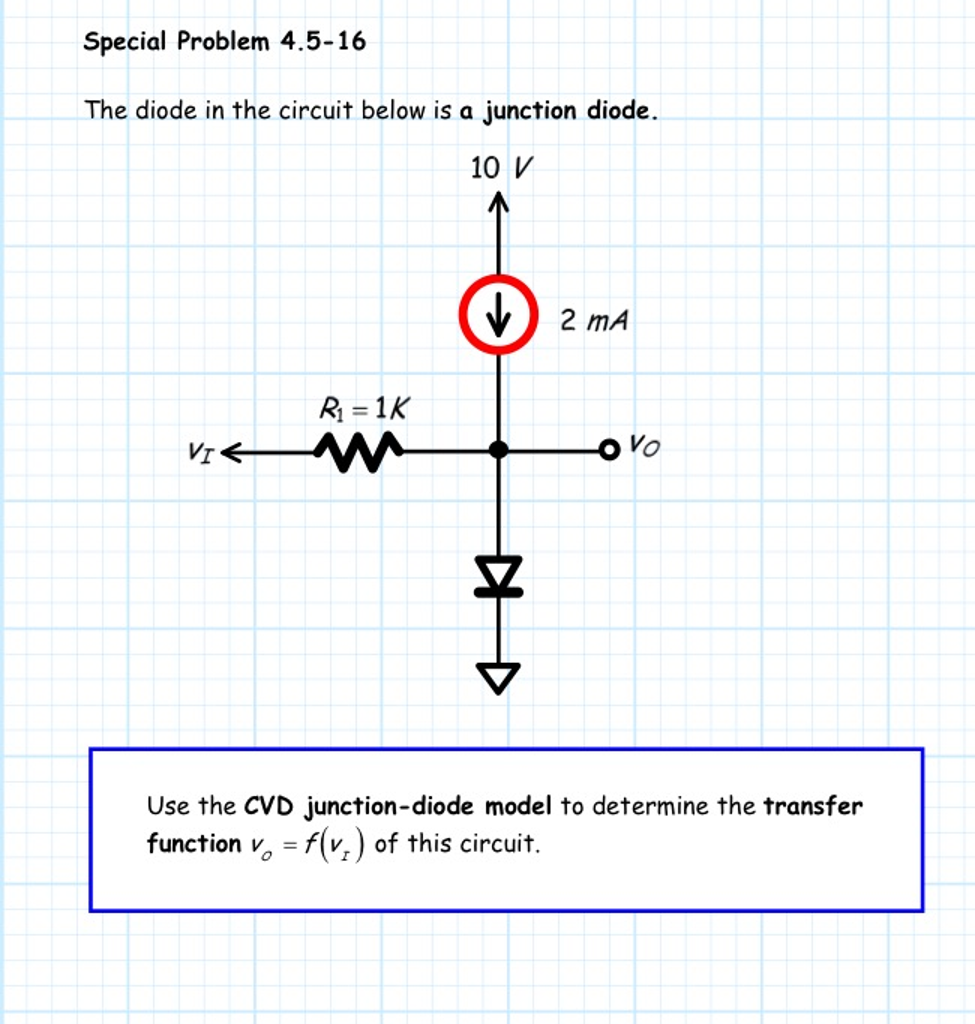Solved The diode in the circuit below is a junction diode. | Chegg.com