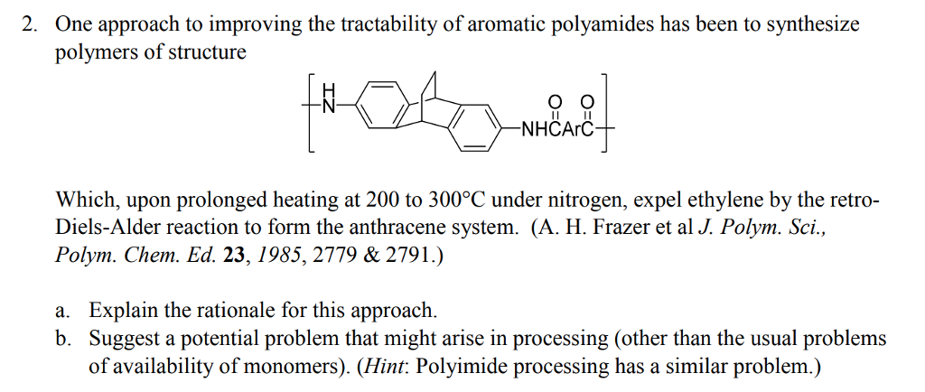 Solved One approach to improving the tractability of | Chegg.com