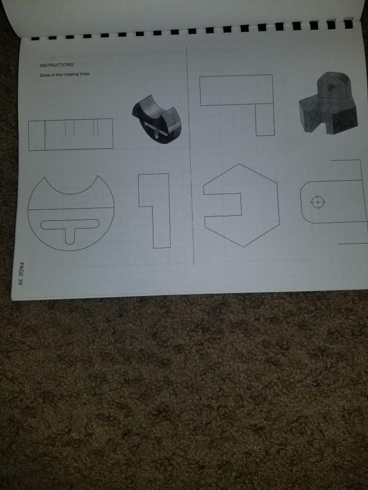 Solved INSTRUCTIONS: Draw in the missing lines. | Chegg.com