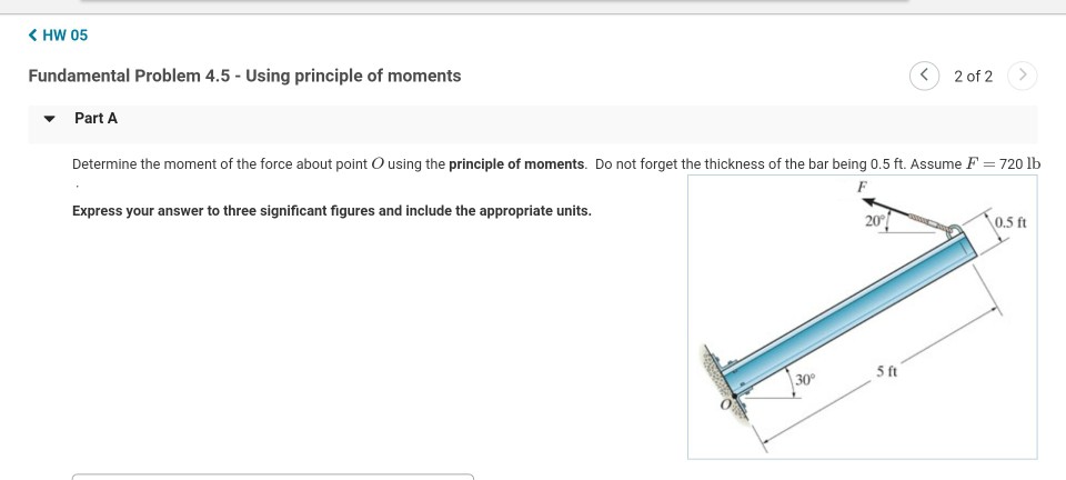 Solved Fundamental Problem 4.5-Using principle of moments く) | Chegg.com