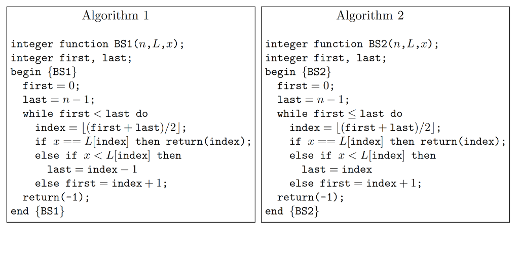 Solved In class, we discussed the problem of searching for | Chegg.com