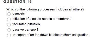 Solved Which of the following processes includes all others? | Chegg.com