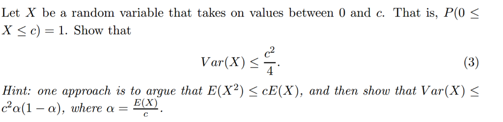 Solved Let X be a random variable that takes on values | Chegg.com