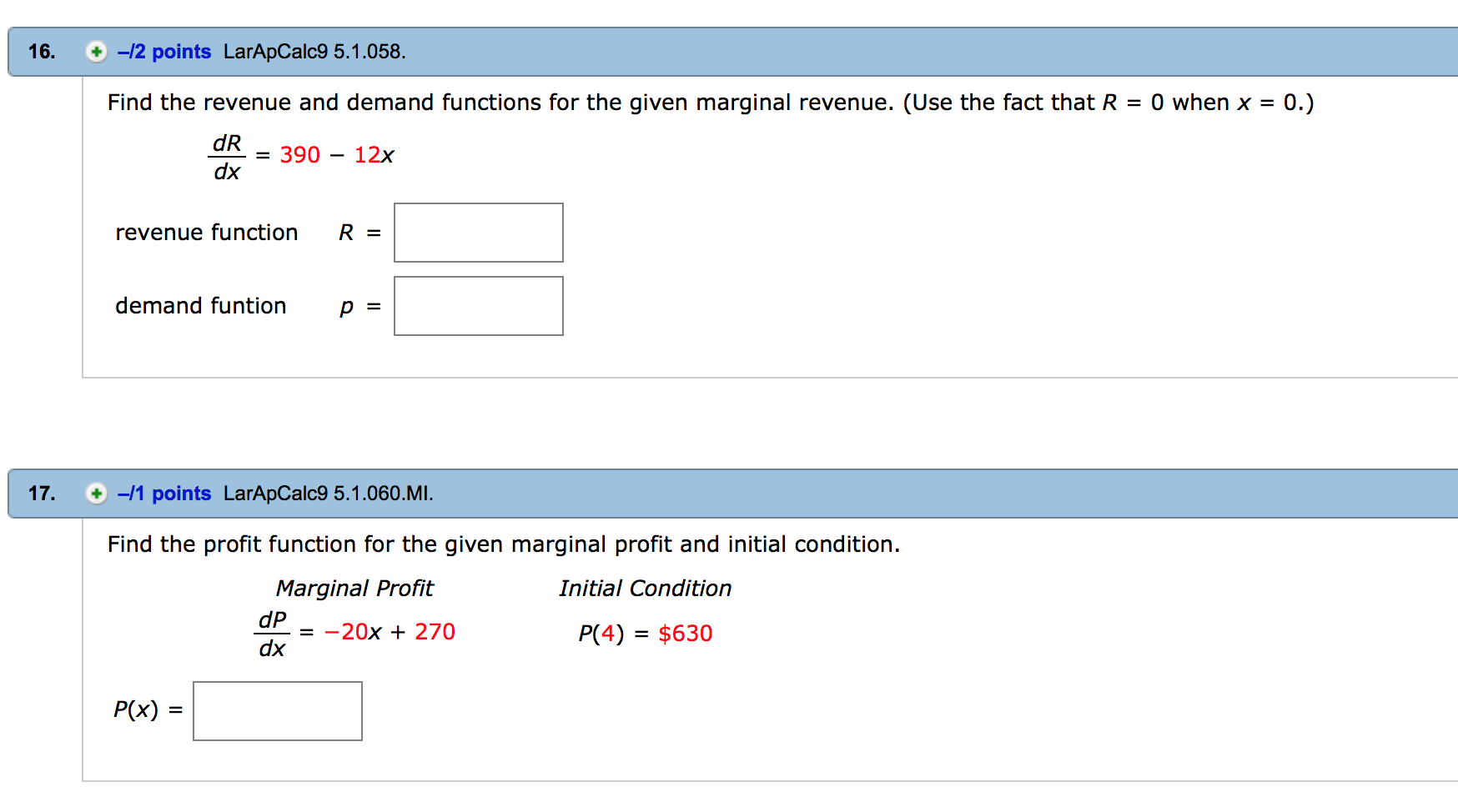 Solved Find the revenue and demand functions for the given | Chegg.com