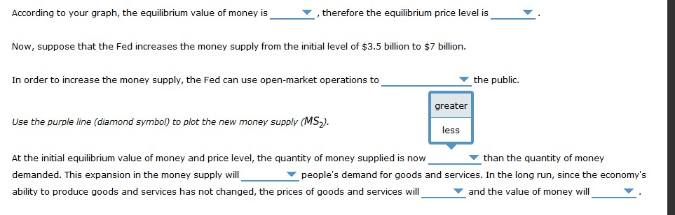 Solved 2 Money Supply Money Demand And Adjustment To