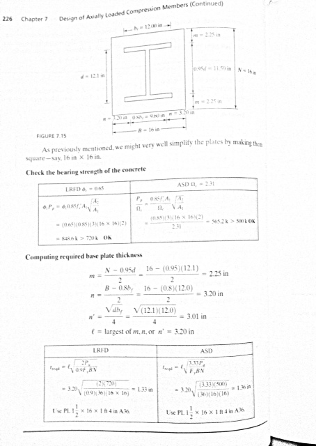 Solved Design of Axial Loaded Compression Members | Chegg.com