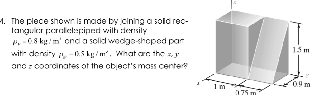 Solved 4. The piece shown is made by joining a solid rec- | Chegg.com