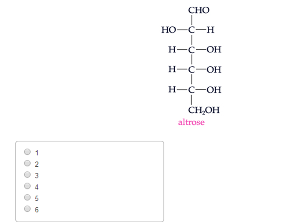 Solved Question 1: Below is the open-chain structure of the | Chegg.com