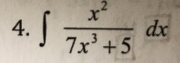 Solved 7x3 +5 | Chegg.com