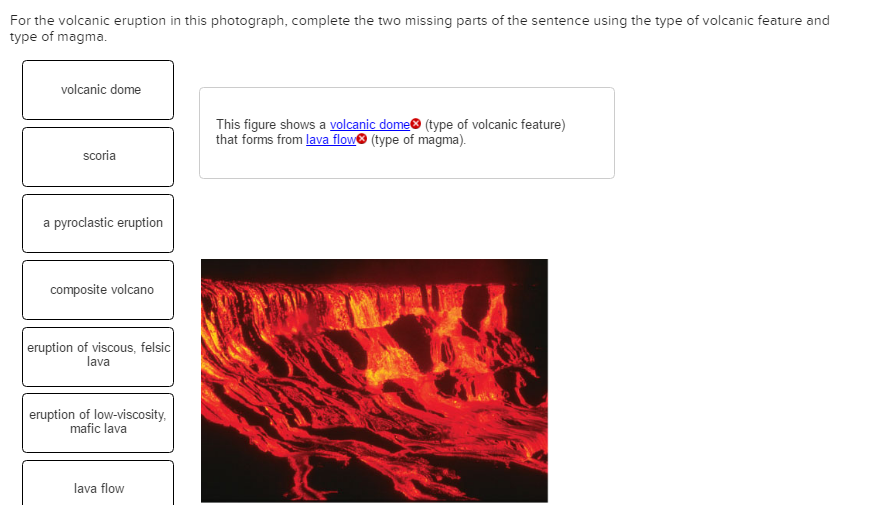 Solved For the volcanic eruption in this photograph, | Chegg.com