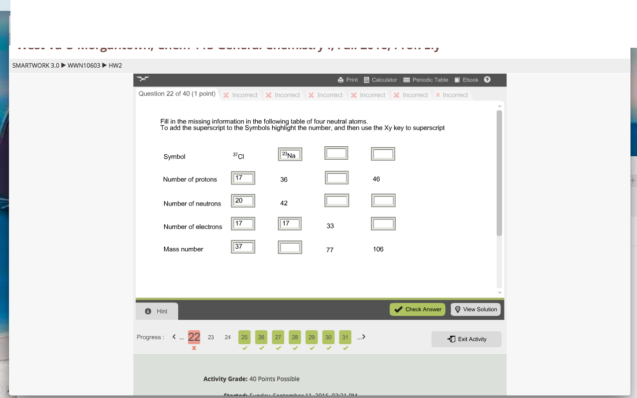 Solved Fill in the missing information in the following | Chegg.com