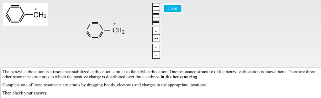 Solved CH2 CH2 The benzyl carbocation is a | Chegg.com