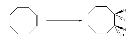 Solved Cyclooctyne is the smallest cycloalkyne which is | Chegg.com