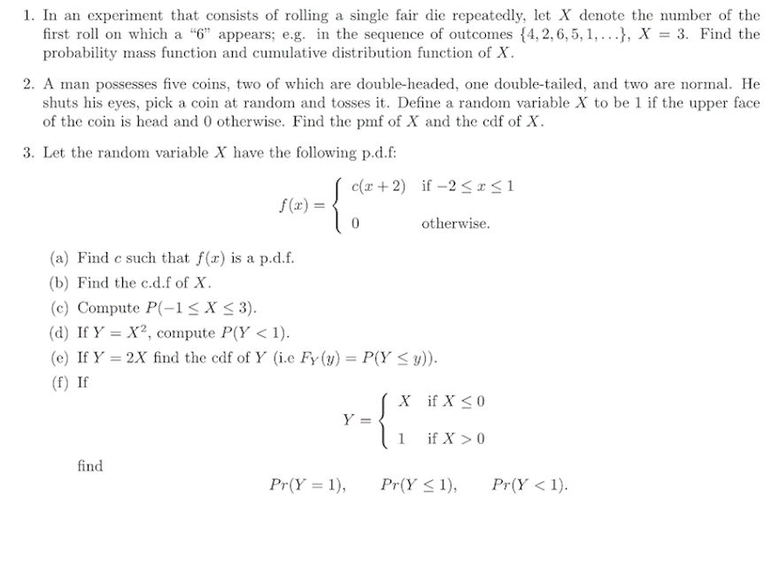 Solved In an experiment that consists of rolling a single | Chegg.com