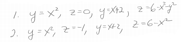 Solved Find the volume bounded by: | Chegg.com