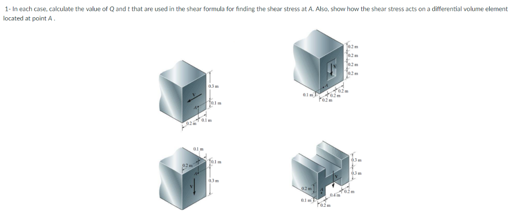 Solved 1- In each case, calculate the value of Q and t that | Chegg.com