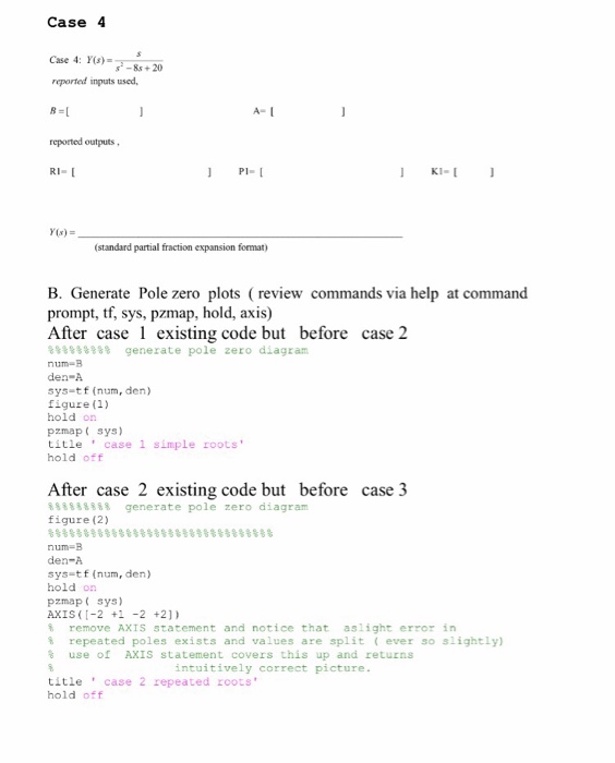 objectives, using Matlab to generate partial | Chegg.com