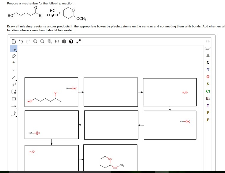 Solved Propose a mechanism for the following reaction: Draw | Chegg.com
