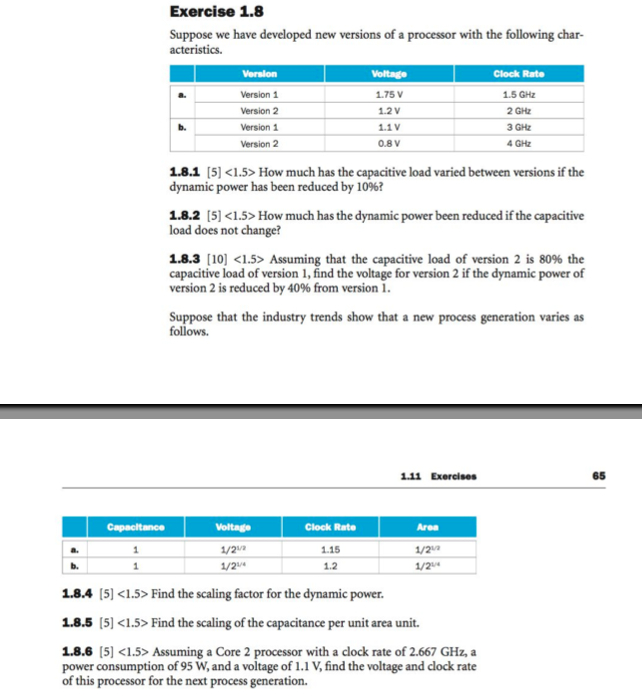 Solved Suppose we have developed new versions of a processor | Chegg.com
