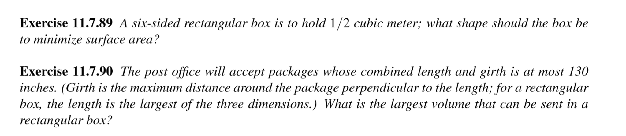 Solved A six-sided rectangular box is to hold 1/2 cubic | Chegg.com