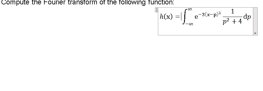 Solved Compute the Fourier transform of the following | Chegg.com