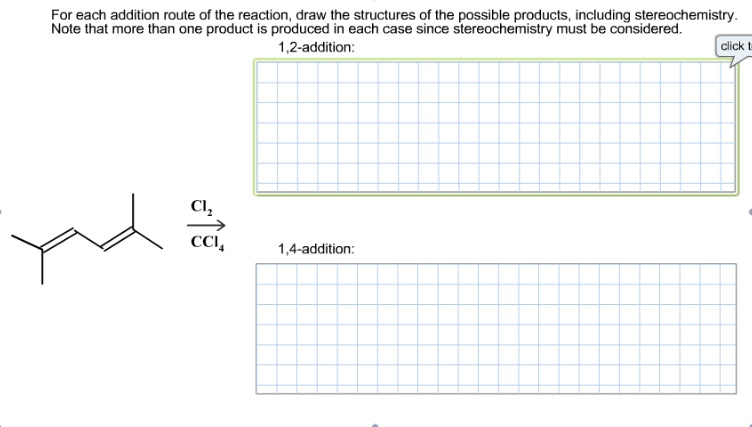 Solved For each addition route of the reaction, draw the | Chegg.com