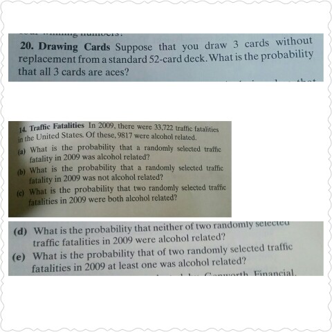 Solved Drawing Cards Suppose that you draw 3 cards without | Chegg.com