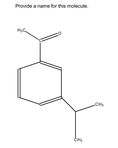 Solved Provide a name for this molecule. H3C CH3 CH | Chegg.com
