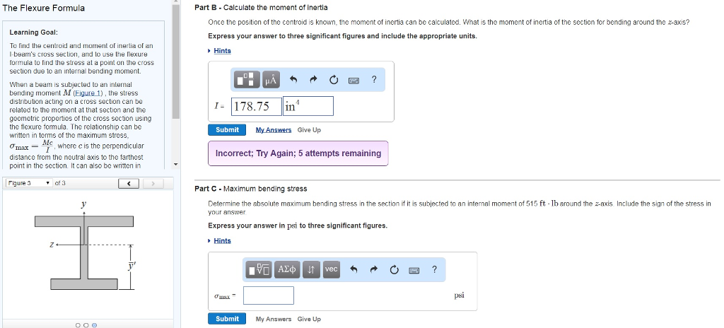 Solved Consider an I-beam section with unequal flanges | Chegg.com